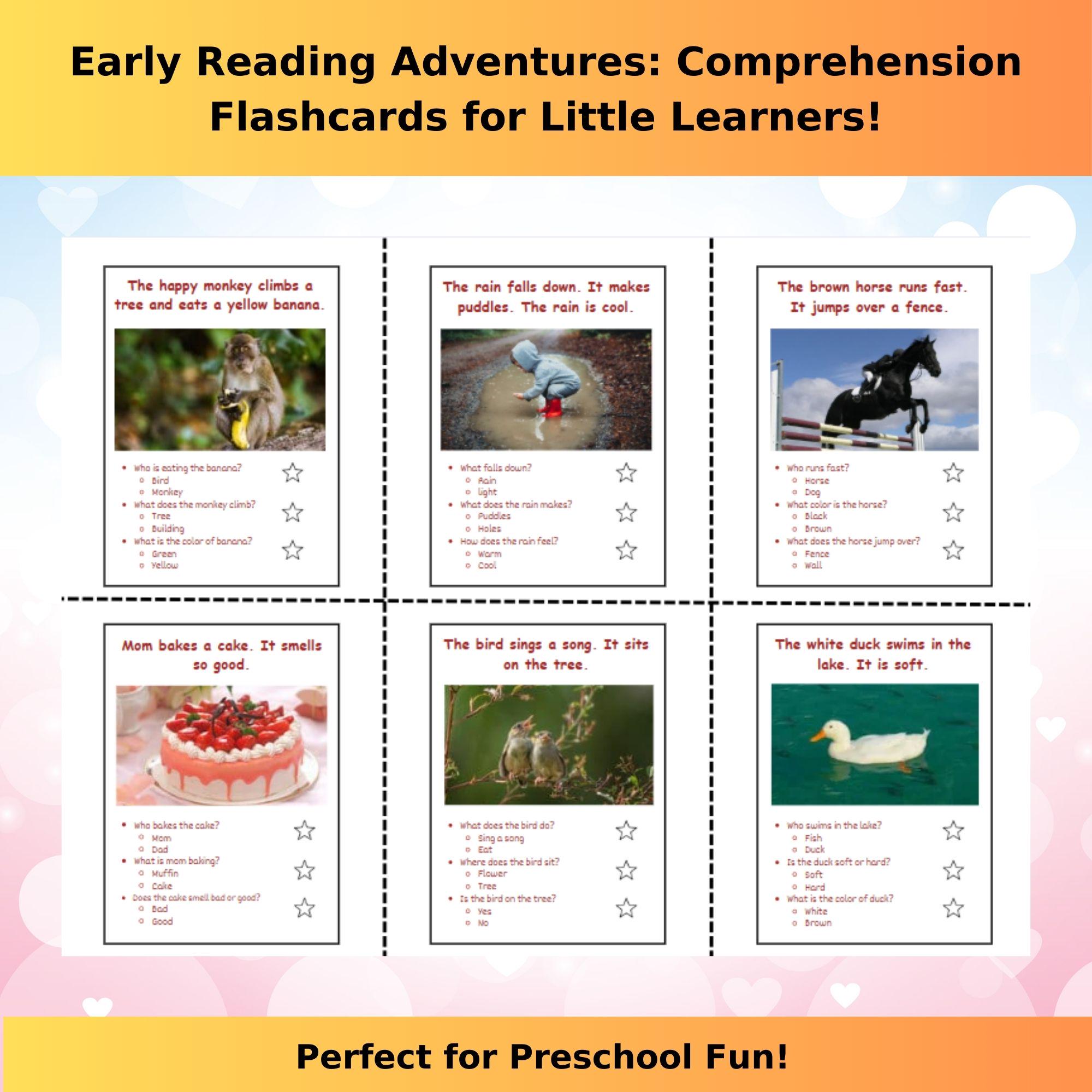 Printable Reading Flashcards for Preschoolers | 30 Fun Stories With ...