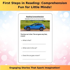 Printable Preschool Reading Comprehension Ebook | Fun Learning for ...