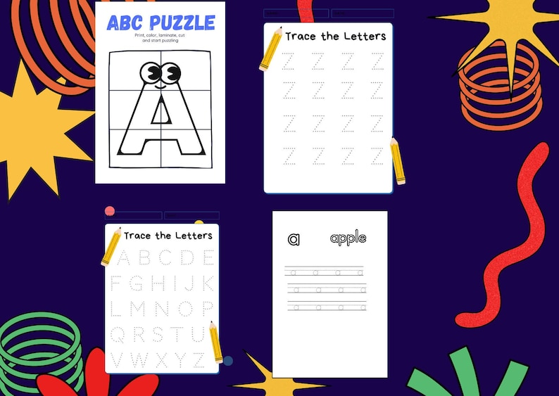 150+ English Worksheet for Kids | Alphabet Tracing, Writing Practice ...