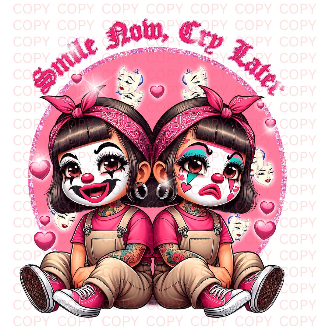 SMILE Now CRY Later| Chola Chicana Designs | PNG Sublimation | Mexican ...