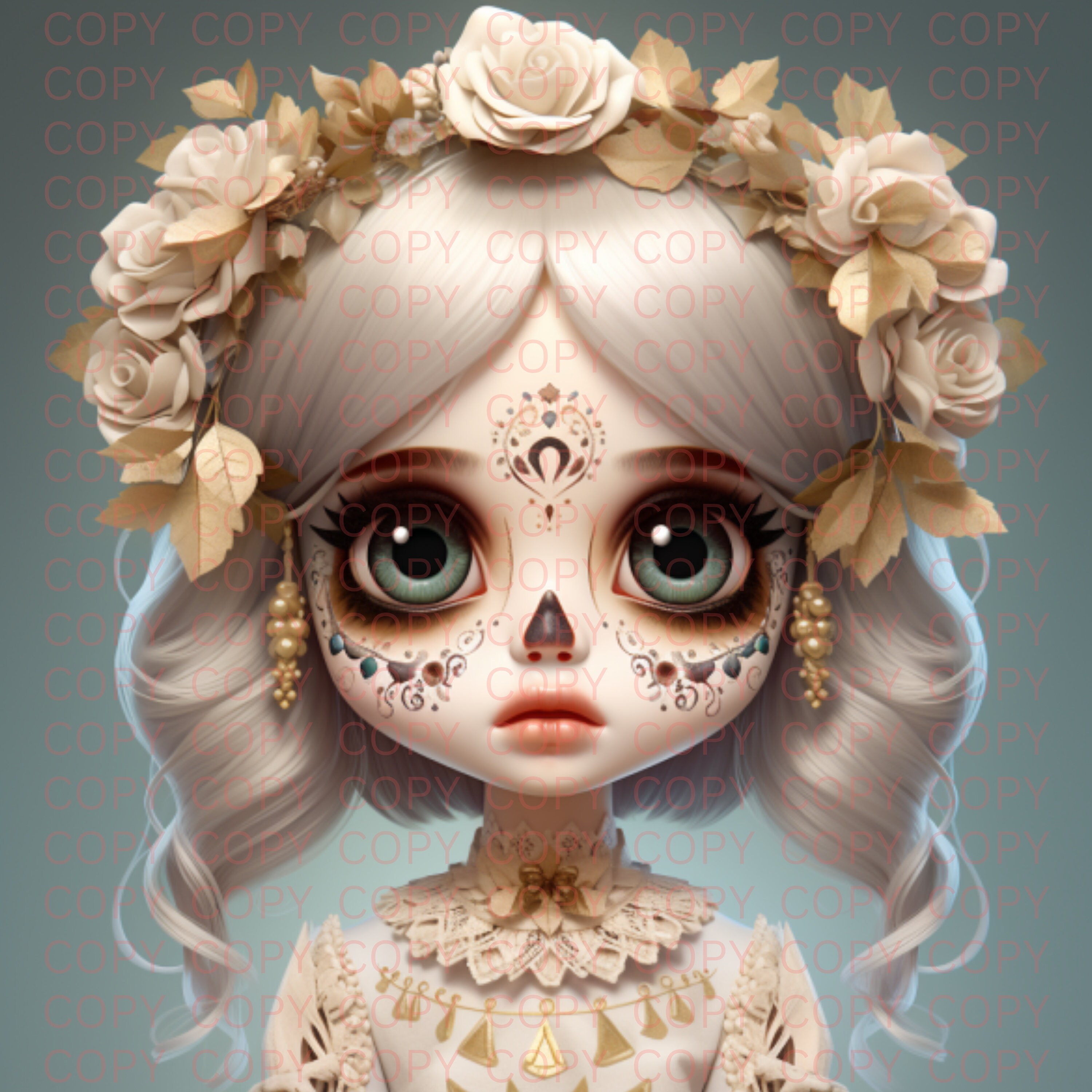 Day of the Dead | Catrina | Chola | Mexican Sublimation Png, Catrina ...