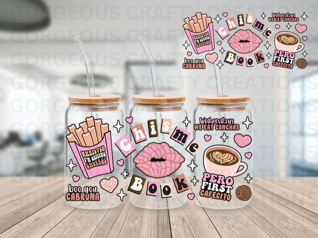 Chisme Book UV DTF Cup Wrap - Etsy