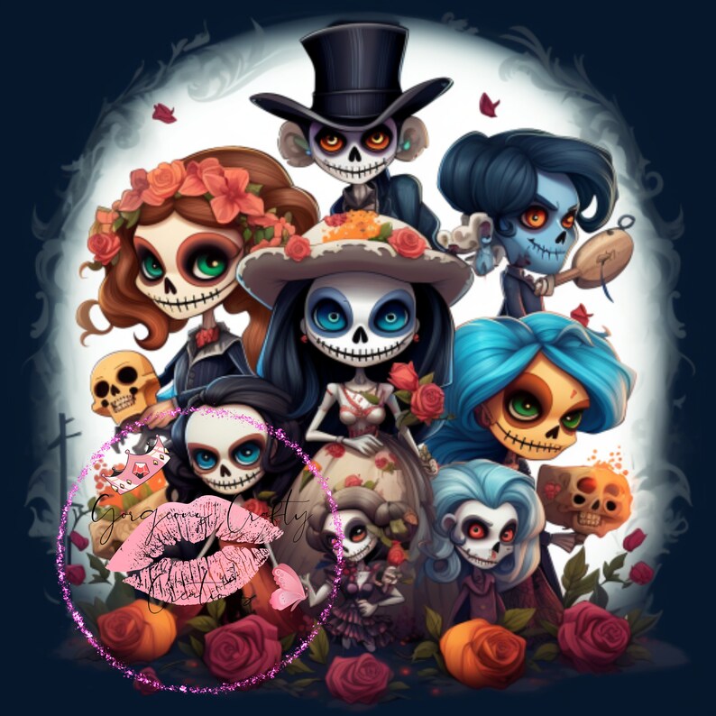 Evil Family Portrait Bundle| Mexican Sublimation Image Design and DTF ...