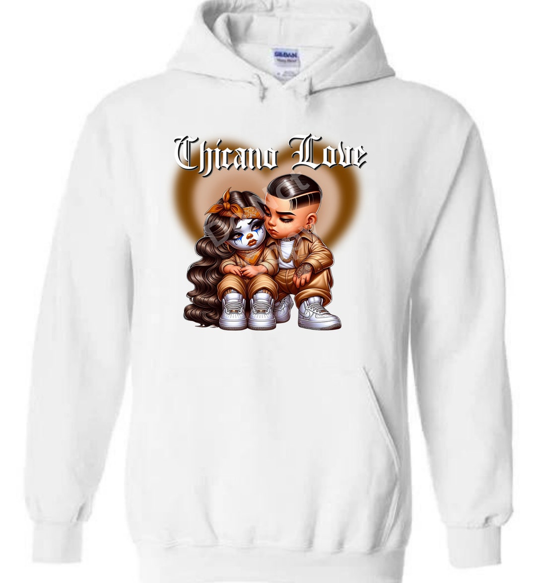 Chicano Love Hoodie | Latino Love | Mexican Images | Sweaters | - Etsy