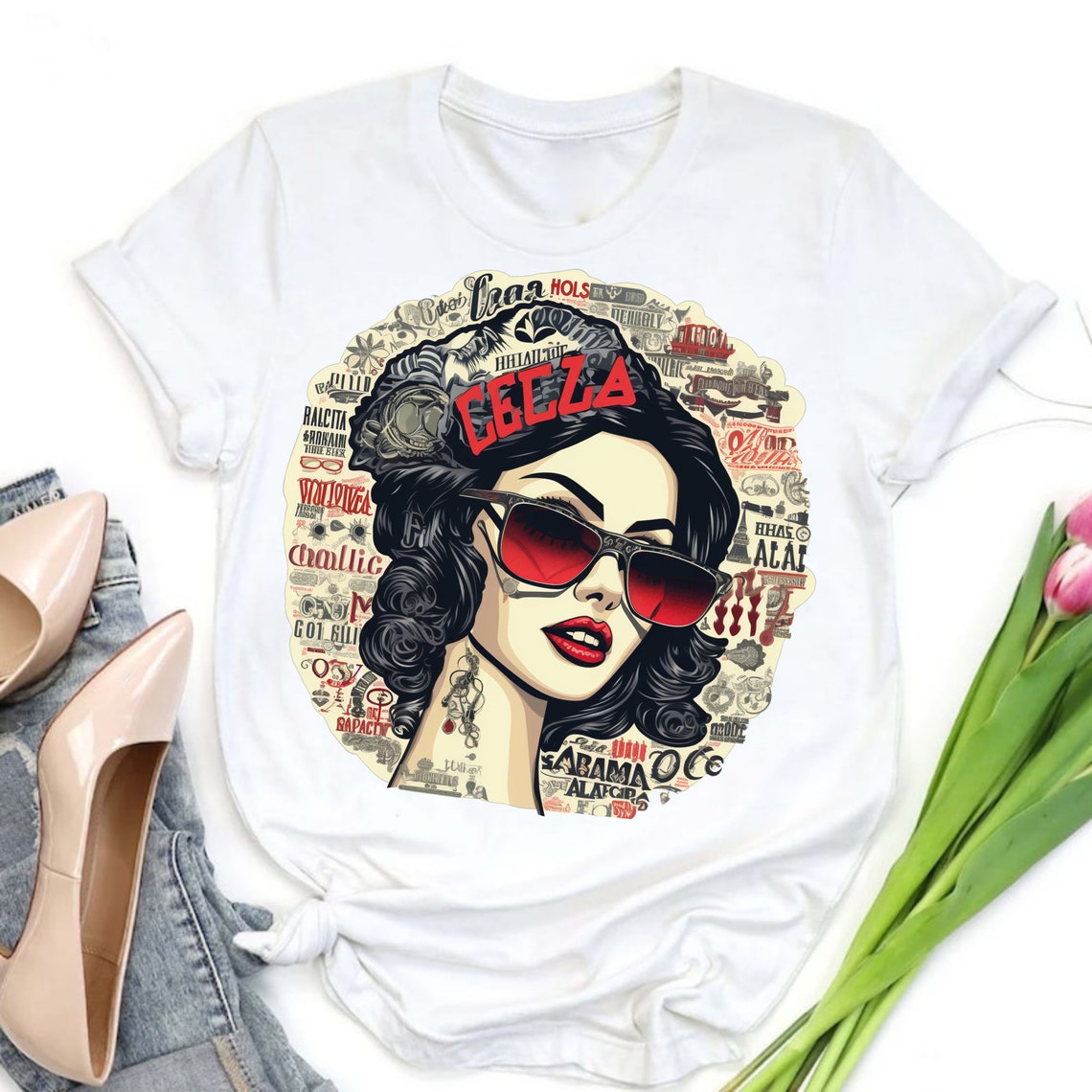 Latina | Rockabilly Chicana | Sublimation Design | Mexican PNG | Latina ...