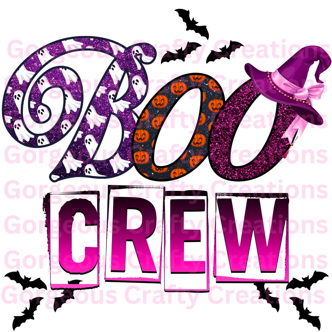 Boo CREW | | Sublimation Design | Mexican PNG | Latina SVG| Beautiful ...