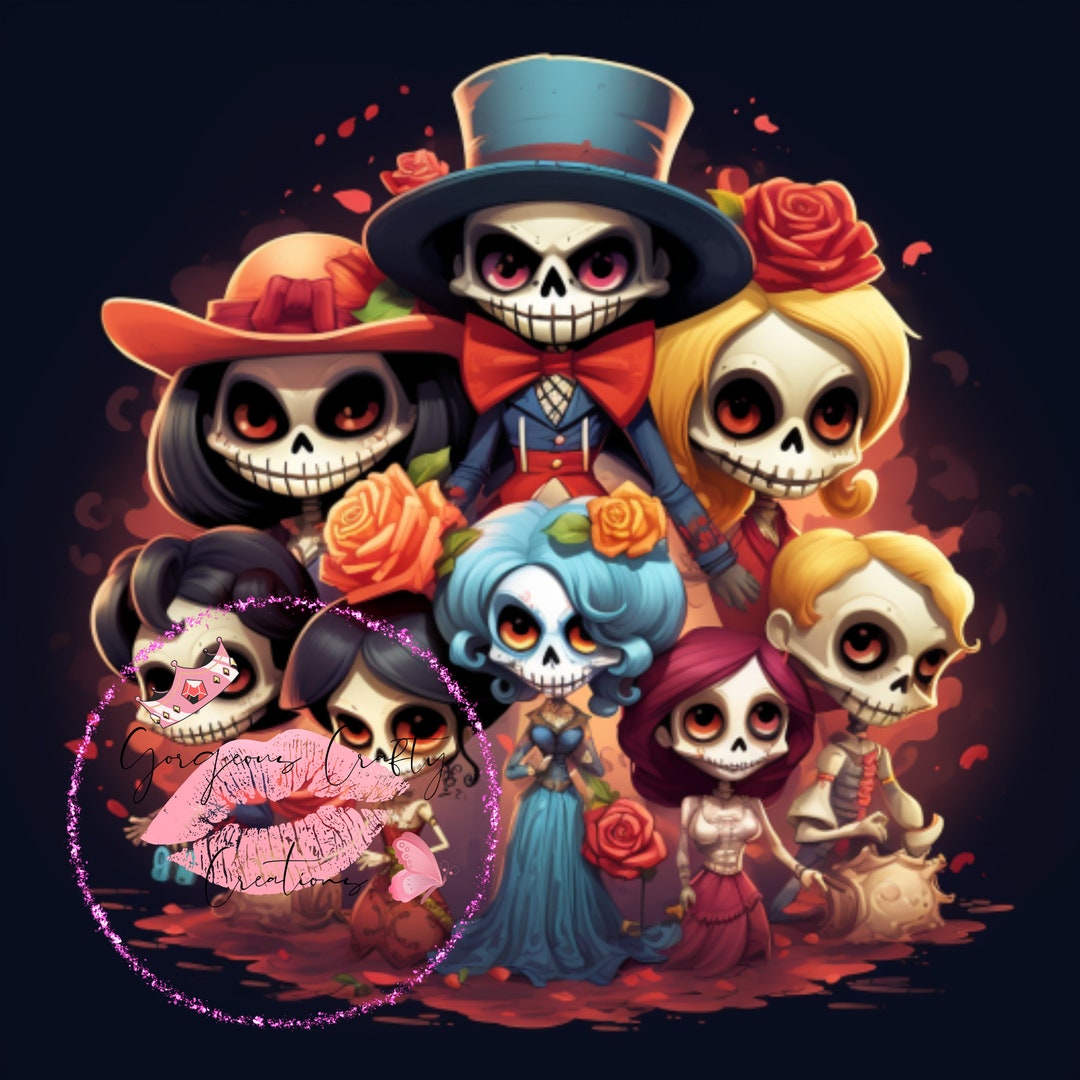 Evil Family Portrait Bundle| Mexican Sublimation Image Design and DTF ...