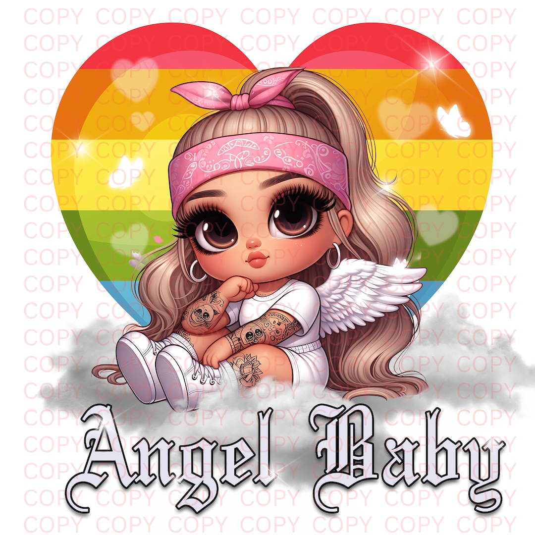 ANGEL BABY | Chola Chicana Designs | PNG Sublimation | Mexican T-shirt ...