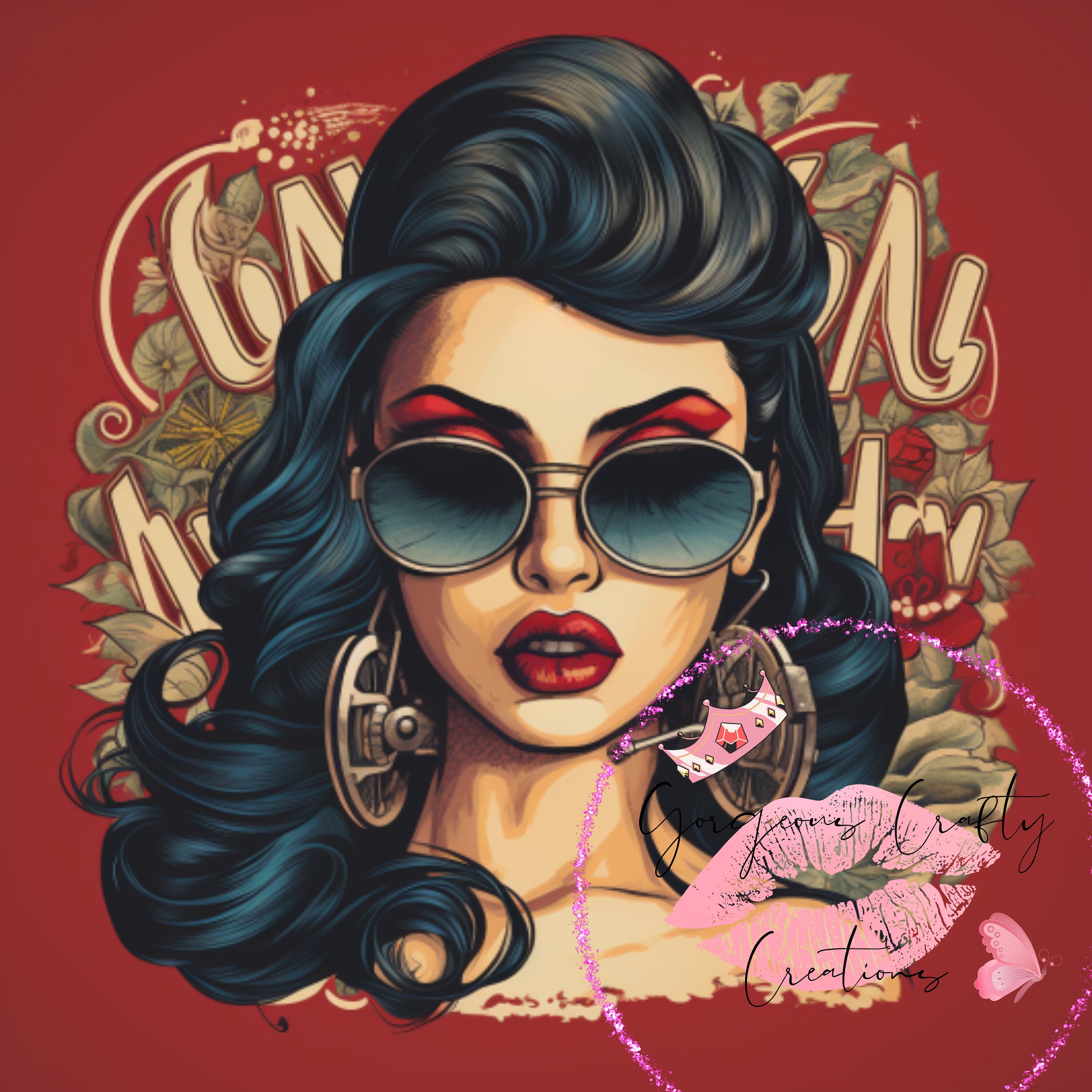 Rockabilly Women Bundle | Amazing Designs | Mexican Sublimation & DTF ...