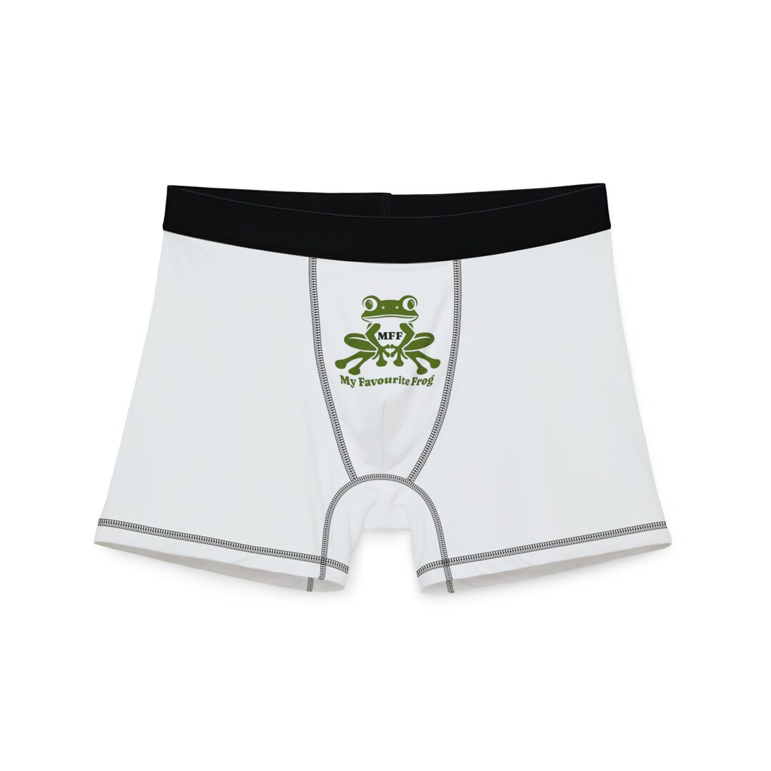 MFF My Favourite Frog Men's Boxers (AOP) | Frog AI Fine Art Boxers ...