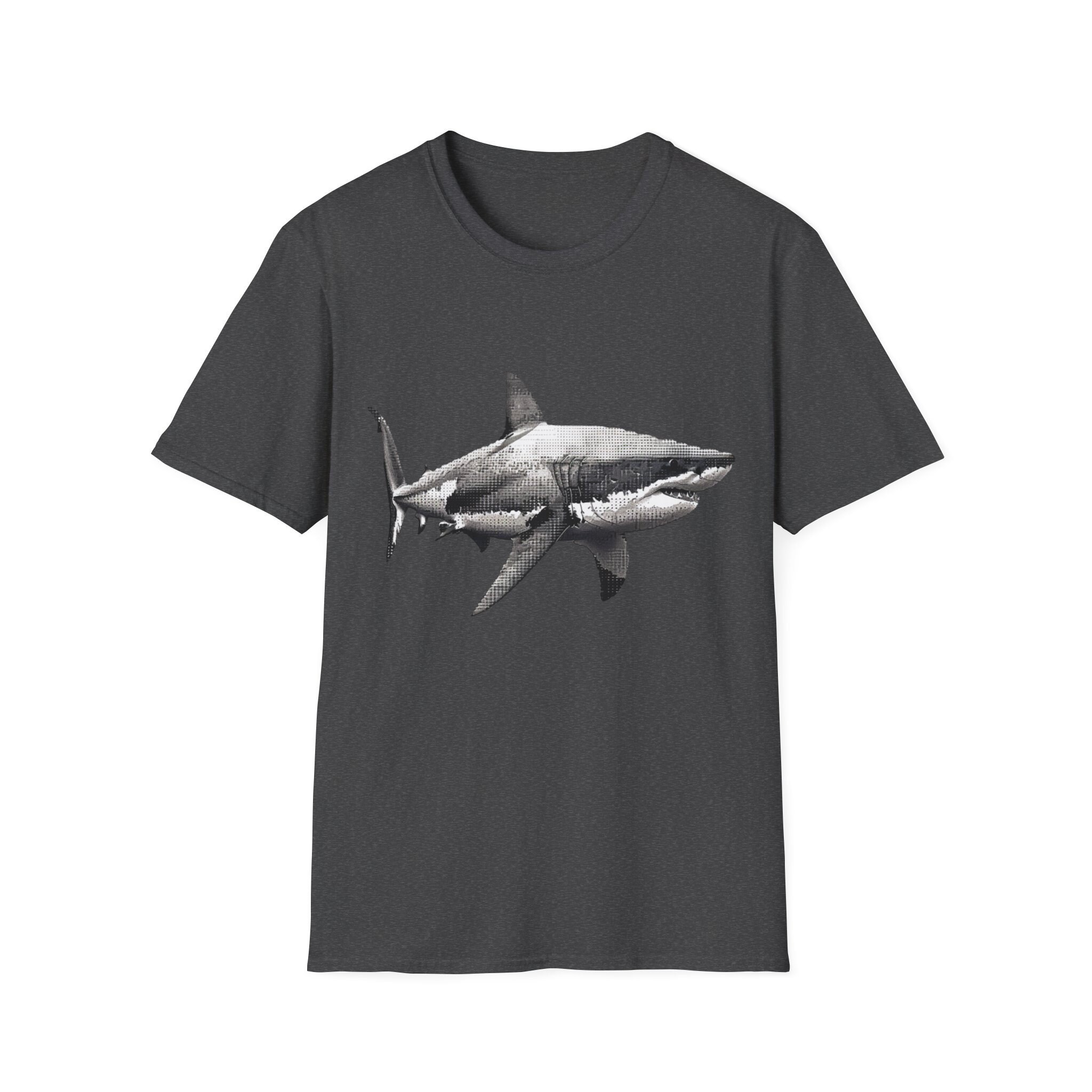 ASCII Art Shark T-shirt: Unisex Marine Life Tee - Etsy