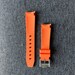 Orange Rubber Watch Strap for Omega X Swatch Speedmaster Moonswatch - Etsy