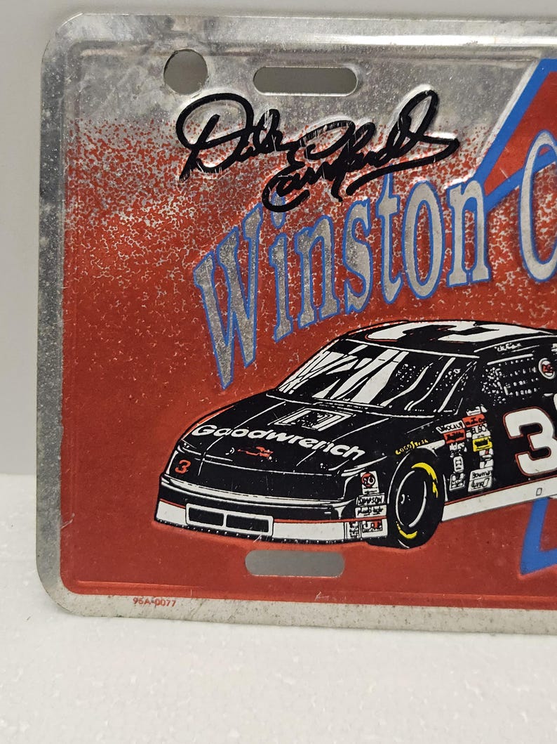 NASCAR License Plate DALE Earnhardt and Richard Petty 7 Times Win - Etsy
