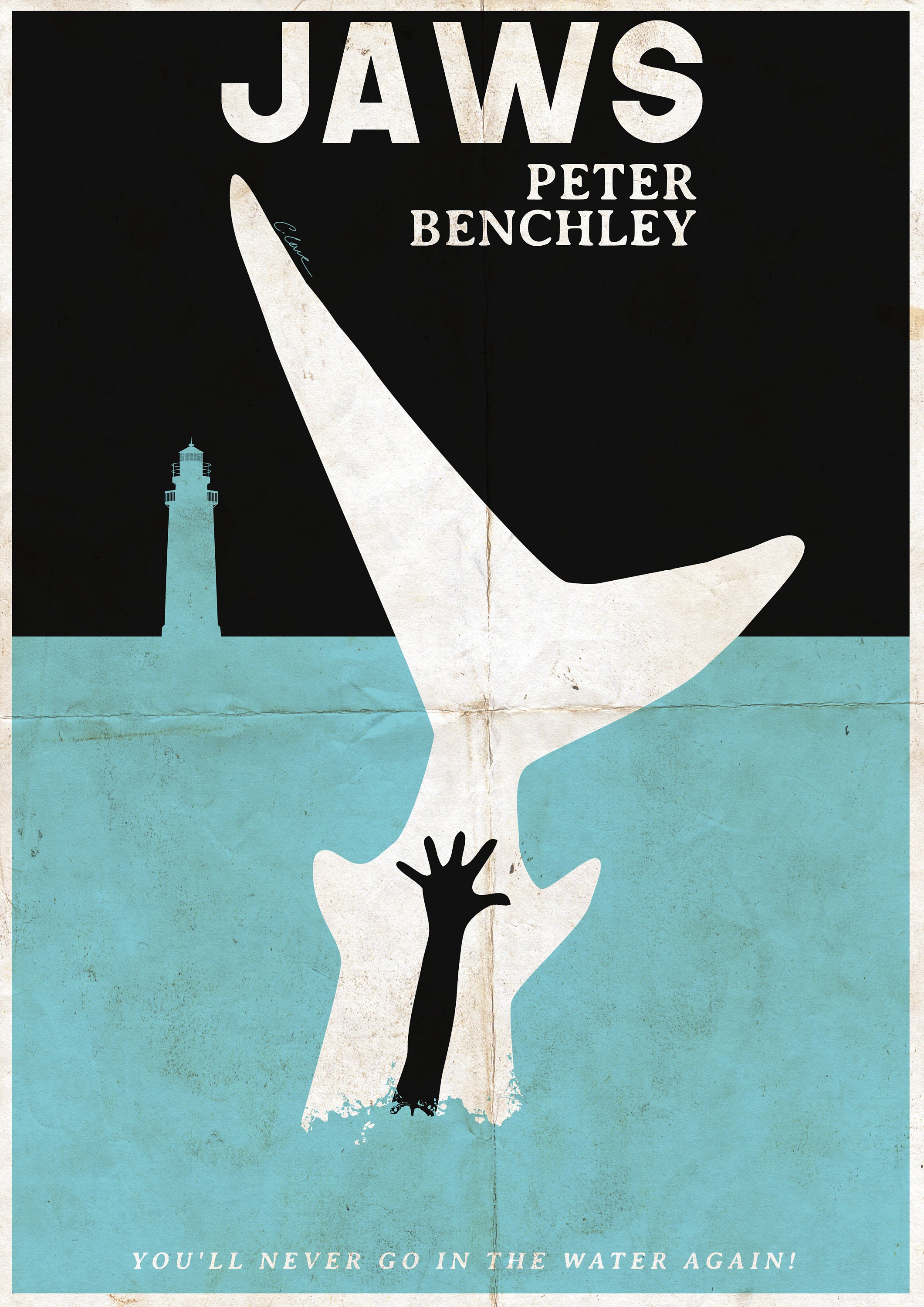 A3 Jaws Book Cover - Digital Download - Etsy