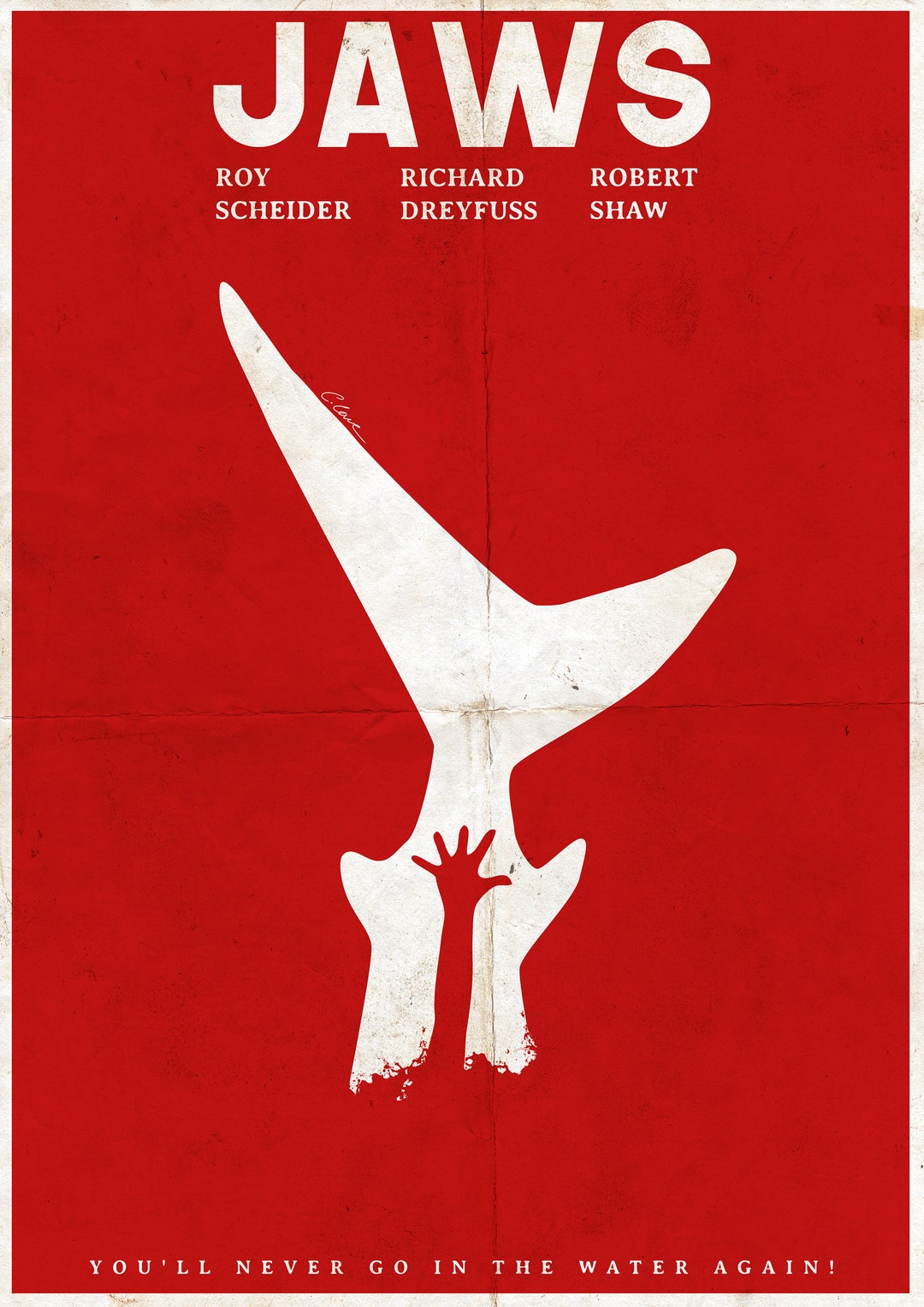 Jaws Print/poster - A3 - Digital Download. - Etsy