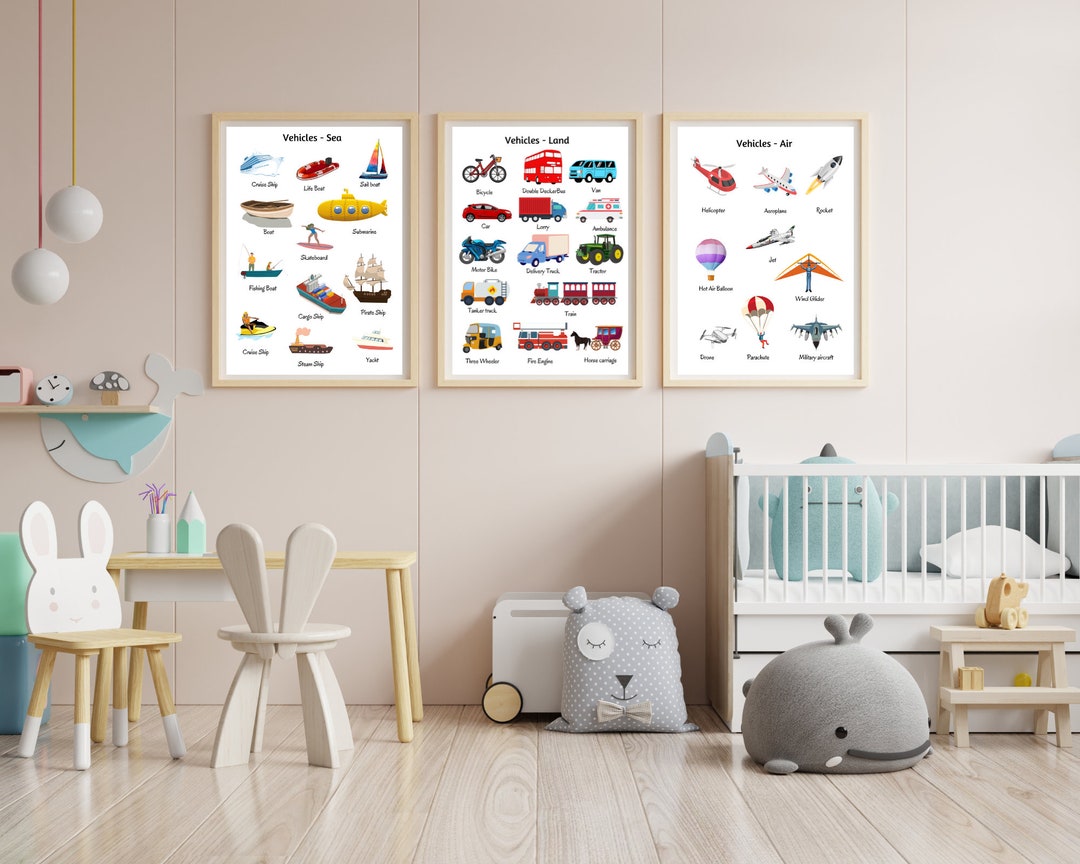 Teach Your Little Ones About Land, Sea, and Air Vehicles With Our ...