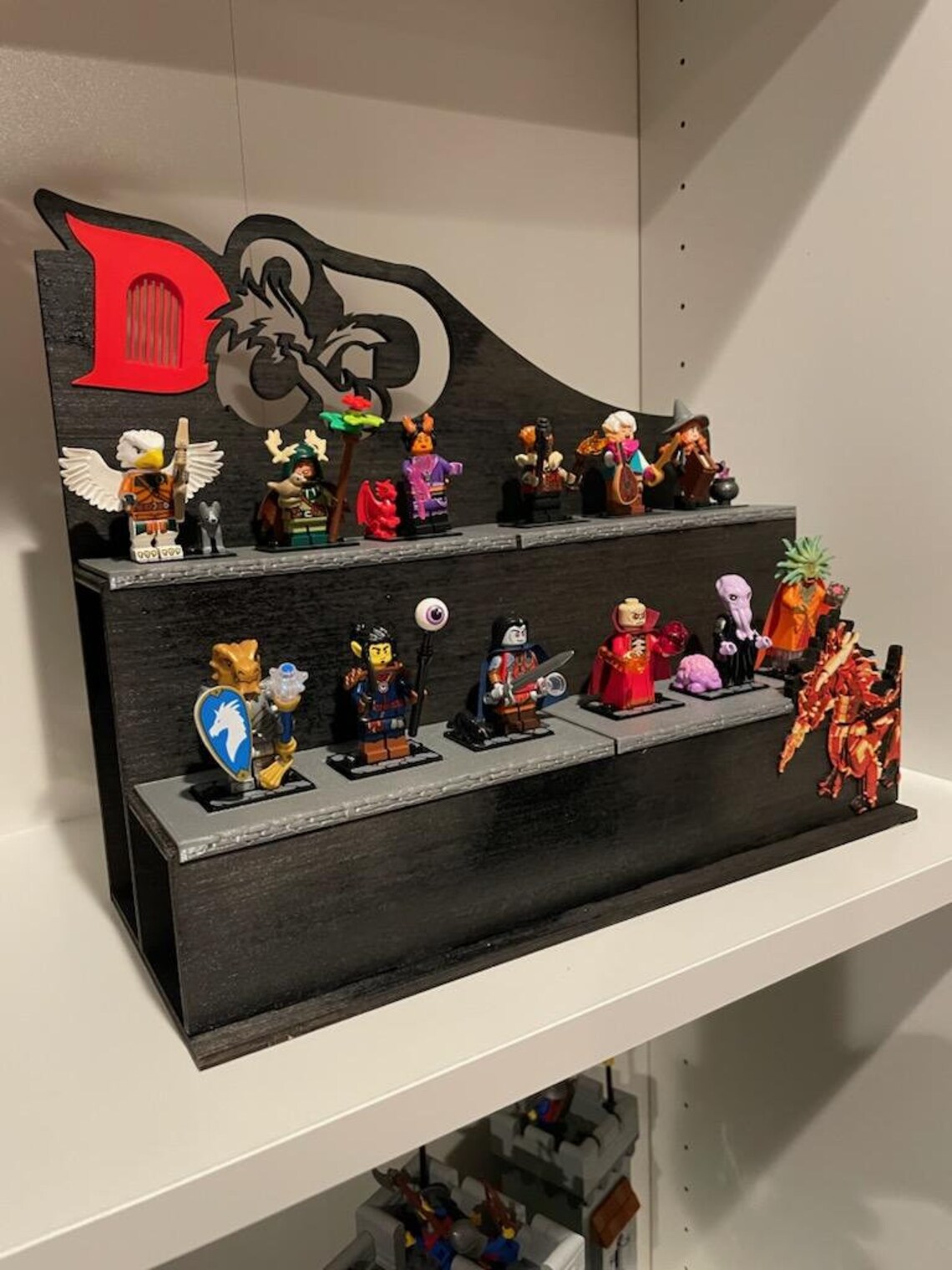Lego Minifig Display, Lego Dungeons and Dragons, D&D, Minifig, Lego ...
