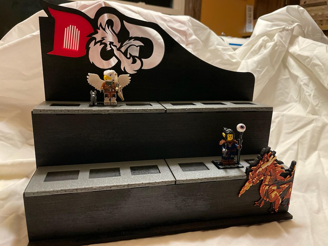 Lego Minifig Display, Lego Dungeons and Dragons, D&D, Minifig, Lego ...