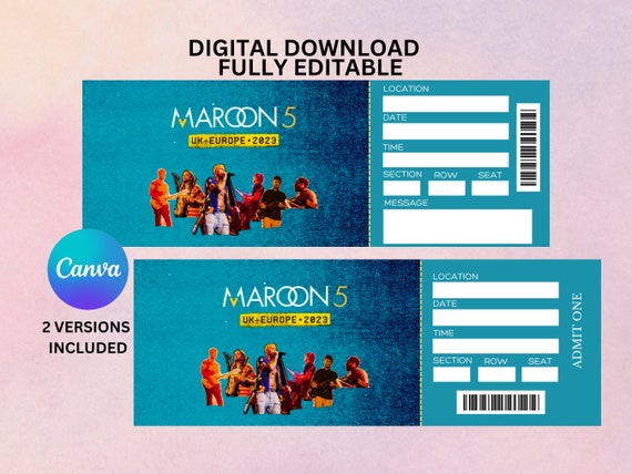 Maroon 5 Tickets