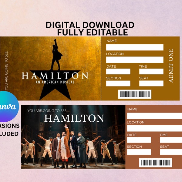 Hamilton - Etsy