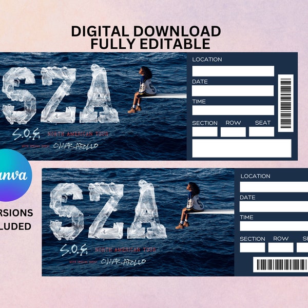 Sza Concert Posters - Etsy