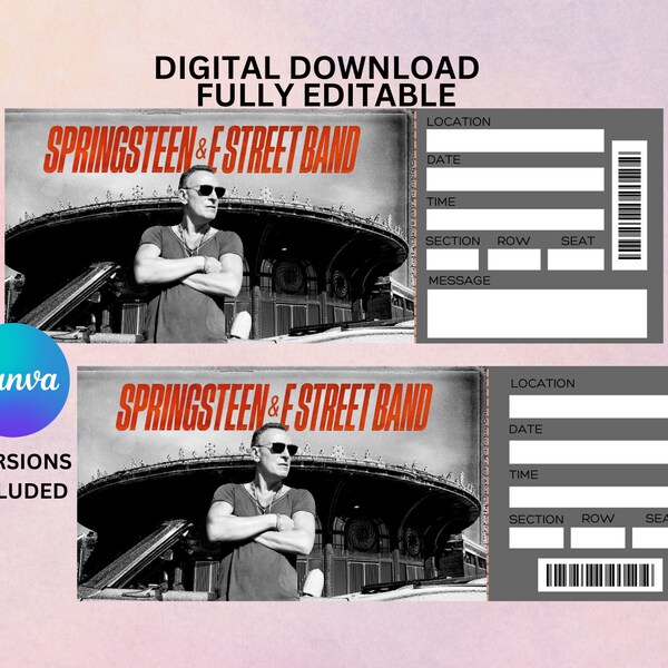 Bruce Springsteen - Etsy