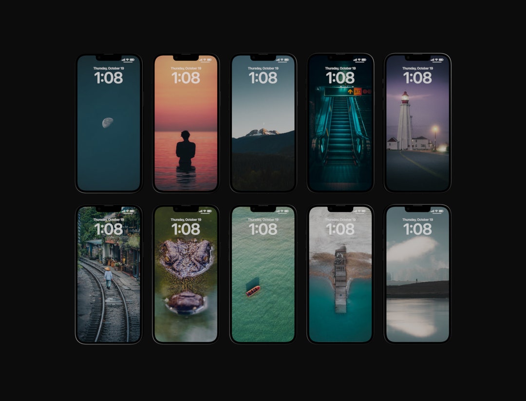 Phone Wallpapers | 10-pack | Ios & Android | 2K Resolution - Etsy