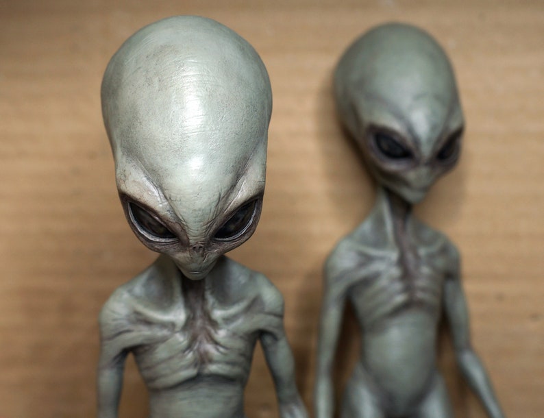 BIG 1/6 Grey Alien Figure Roswell Area 51 S4 UFO Pilot Model - Etsy