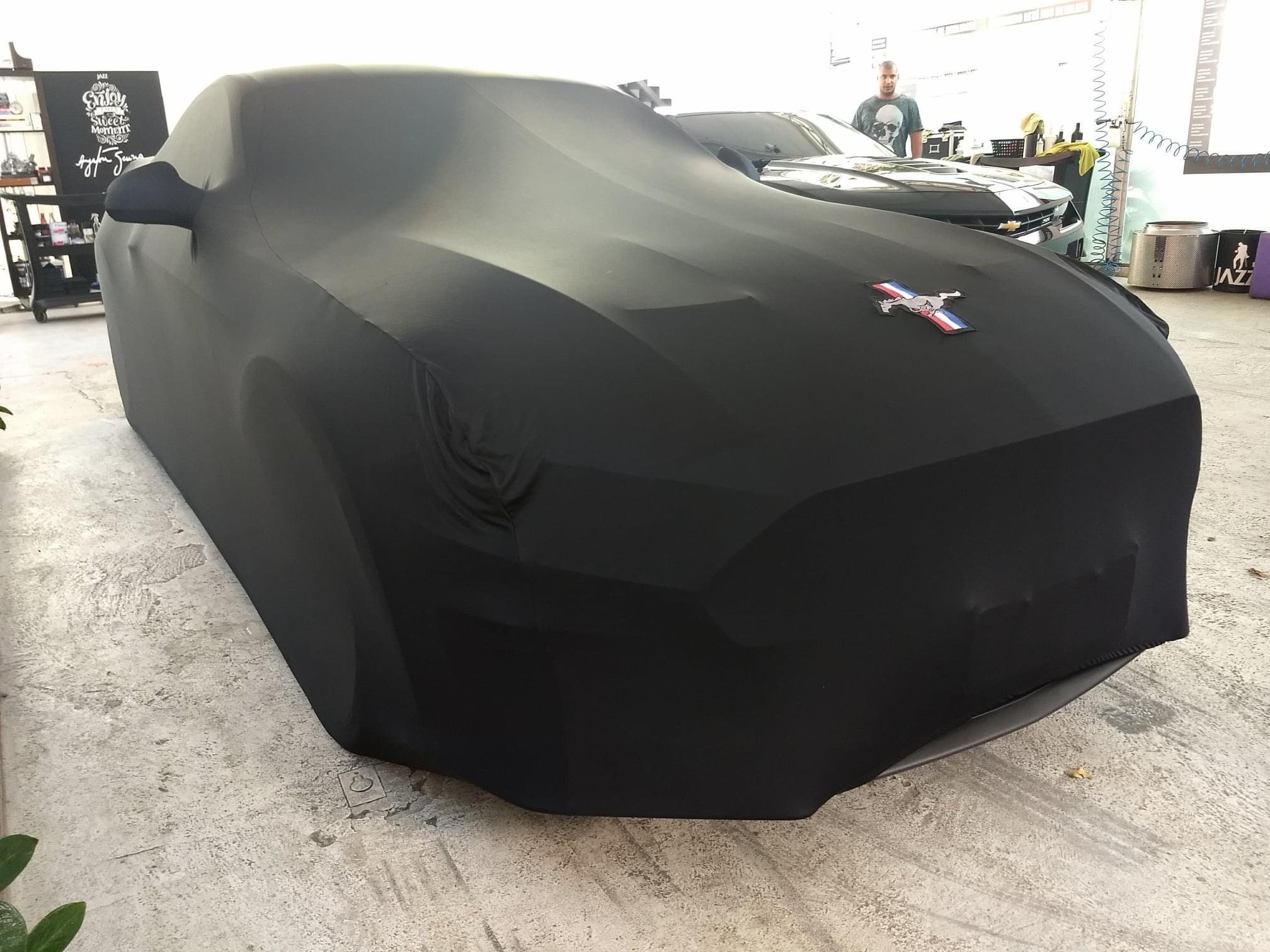 Ford Mustang Custom Tailor-made Indoor Car Covers With Embroidered Logo ...