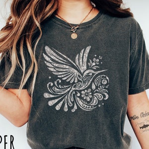 Hummingbird Shirt, Bird Shirt, Bird Nerd Shirt, Bird Gift, Birdwatching ...
