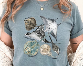 Comfort Colors® Ocean Animal Shirt, Marine Biology Shirt, Ocean Shirt ...