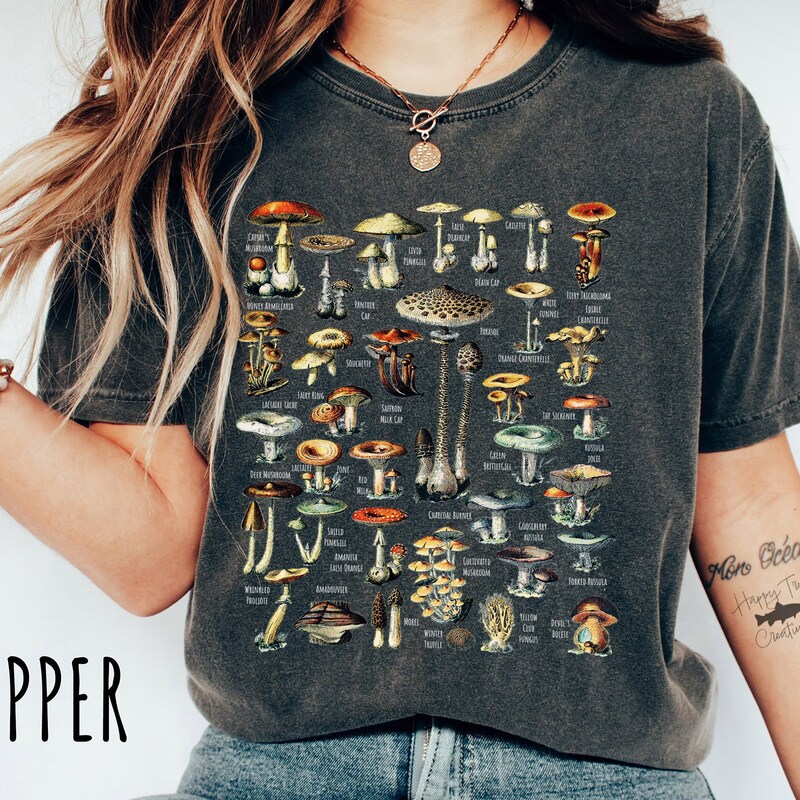 Mushroom Shirt - Etsy