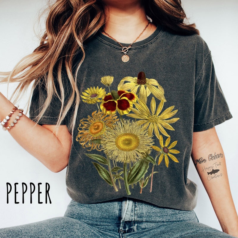 Sunflower Shirt - Etsy