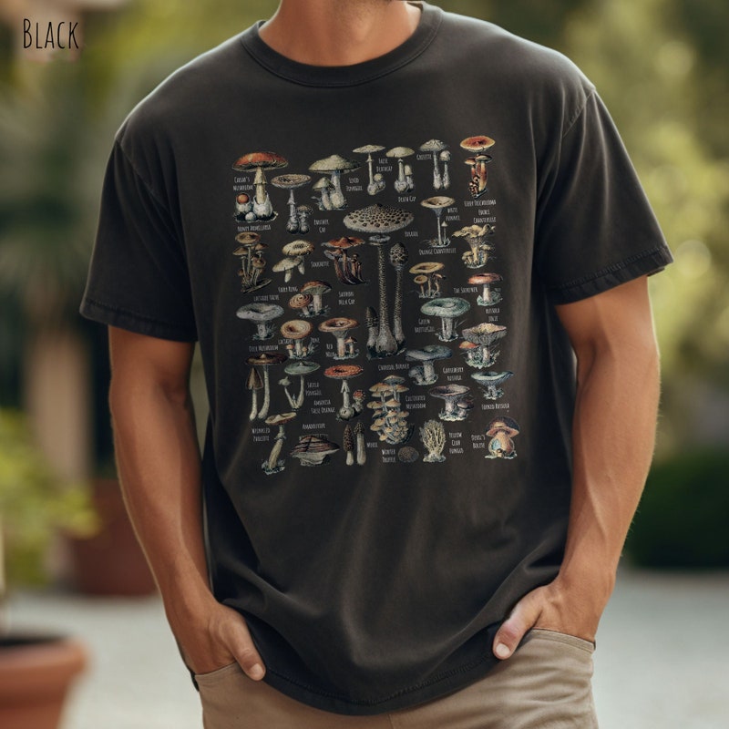 Fungi Mushroom T Shirt - Etsy
