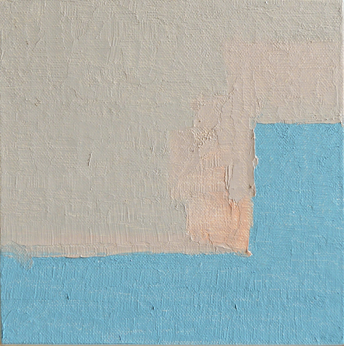 Original Small Abstract Painting Framed, One of a Kind Oil on Canvas ...