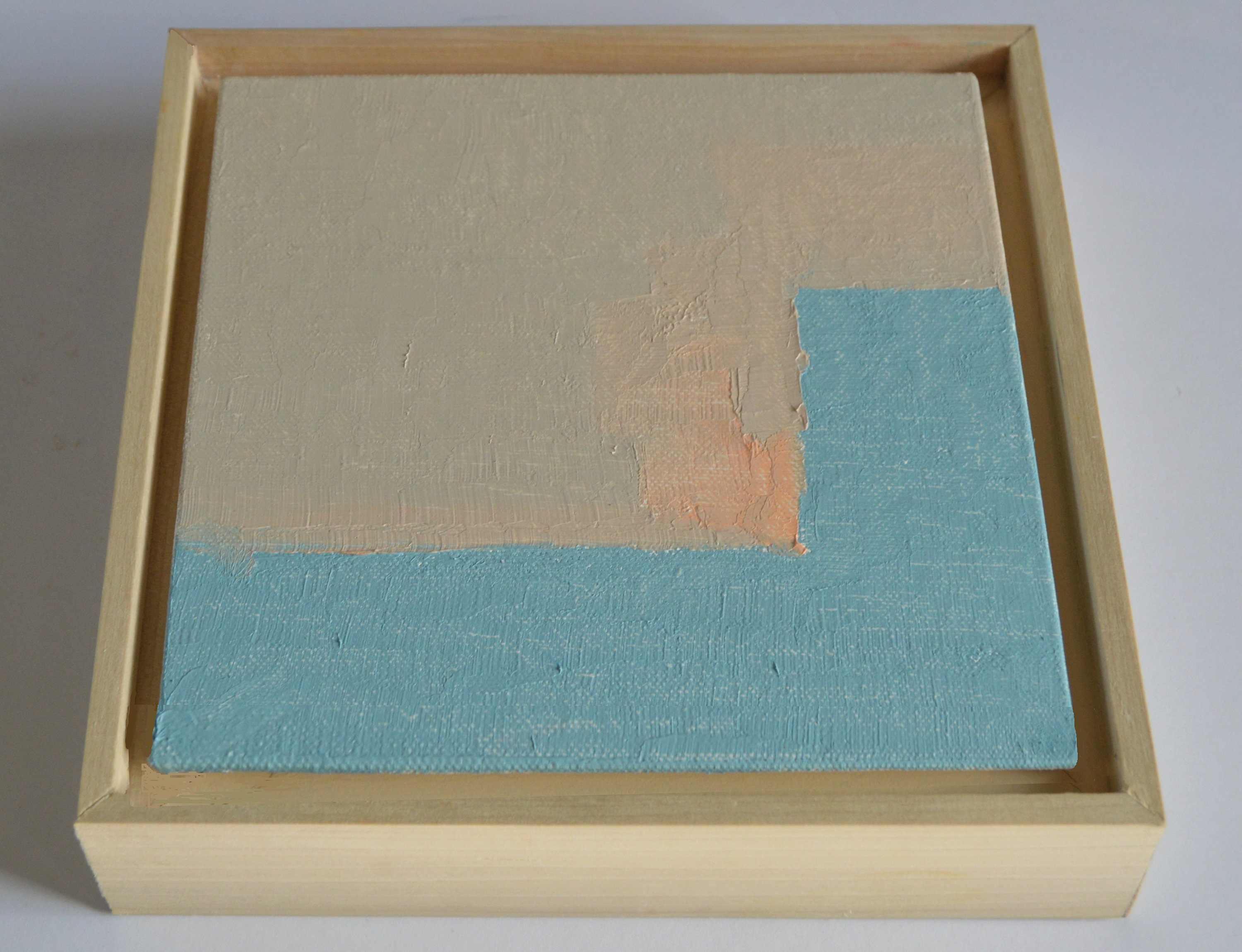 Original Small Abstract Painting Framed One of a Kind Oil on - Etsy