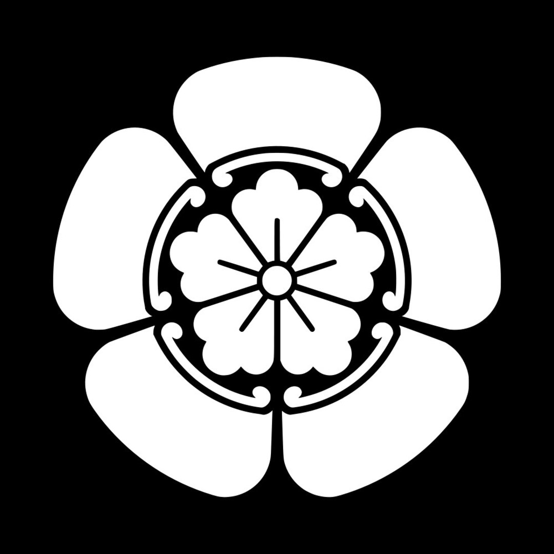 Plotter Svg Cricut Samurai Oda Clan Flag Template - Etsy