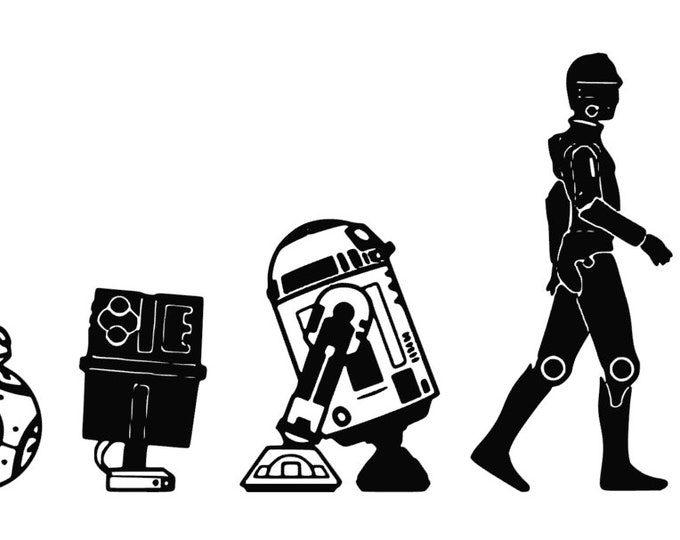 Plotter Svg Cricut Star Wars Droid Template - Etsy
