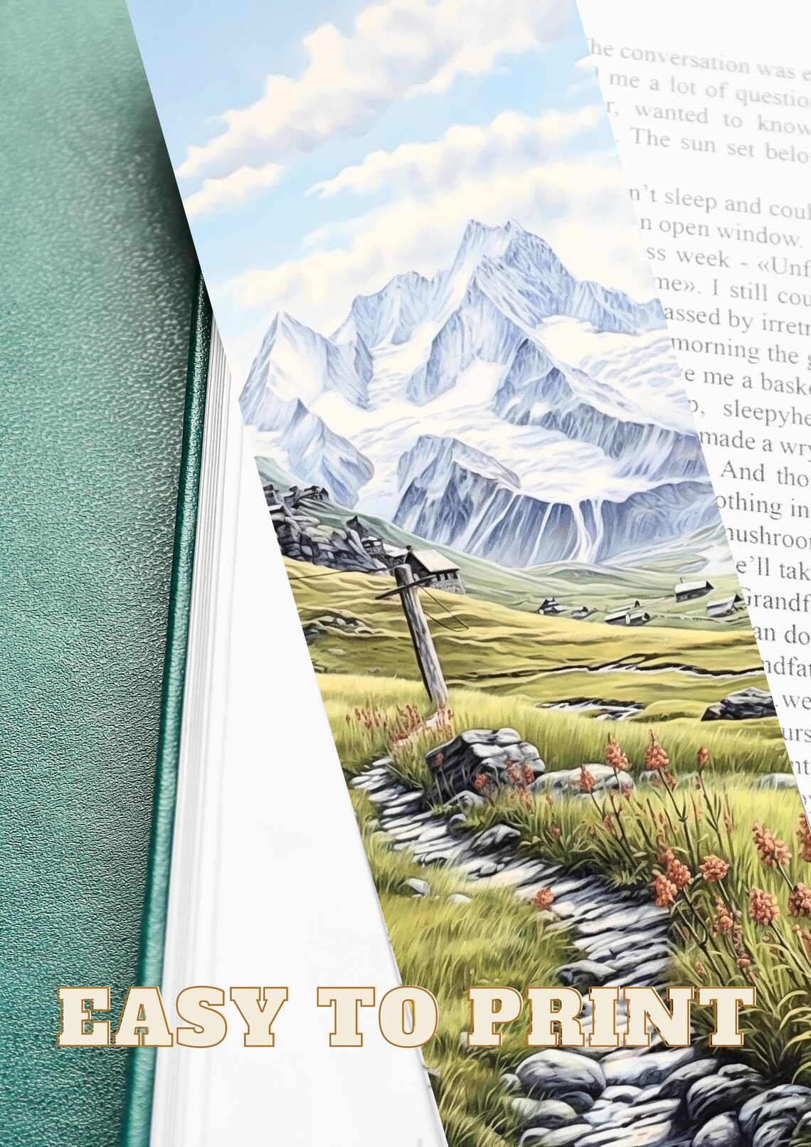 14 Mountain Bookmarks Marque Page, Instant Download, Bookmark Bundle ...