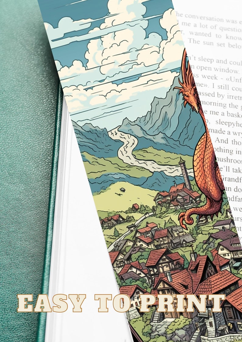 15 Fantasy Bookmarks Marque Page, Instant Download, Bookmark Bundle ...