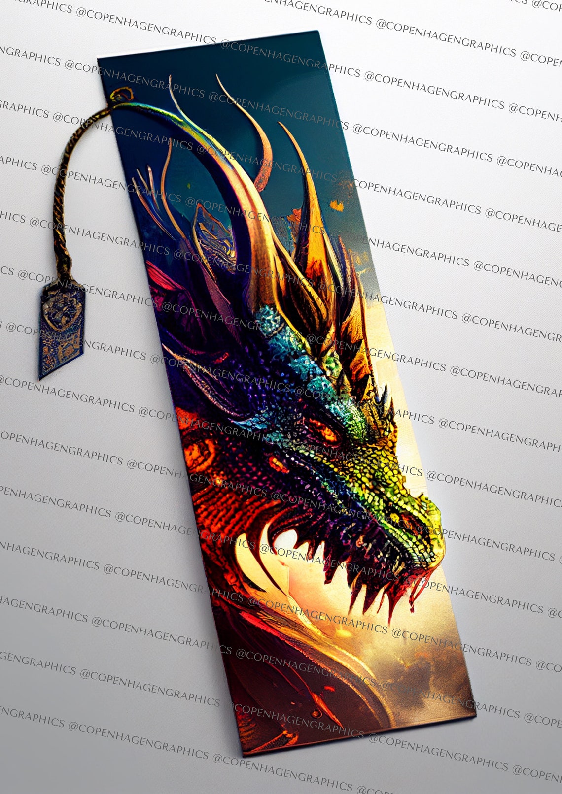 11 Dragon Bookmarks Marque Page Instant Download - Etsy