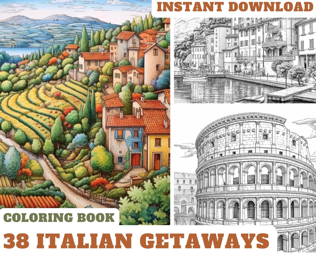 38 Italian Coloring Pages Printable PDF Stoner Coloring - Etsy