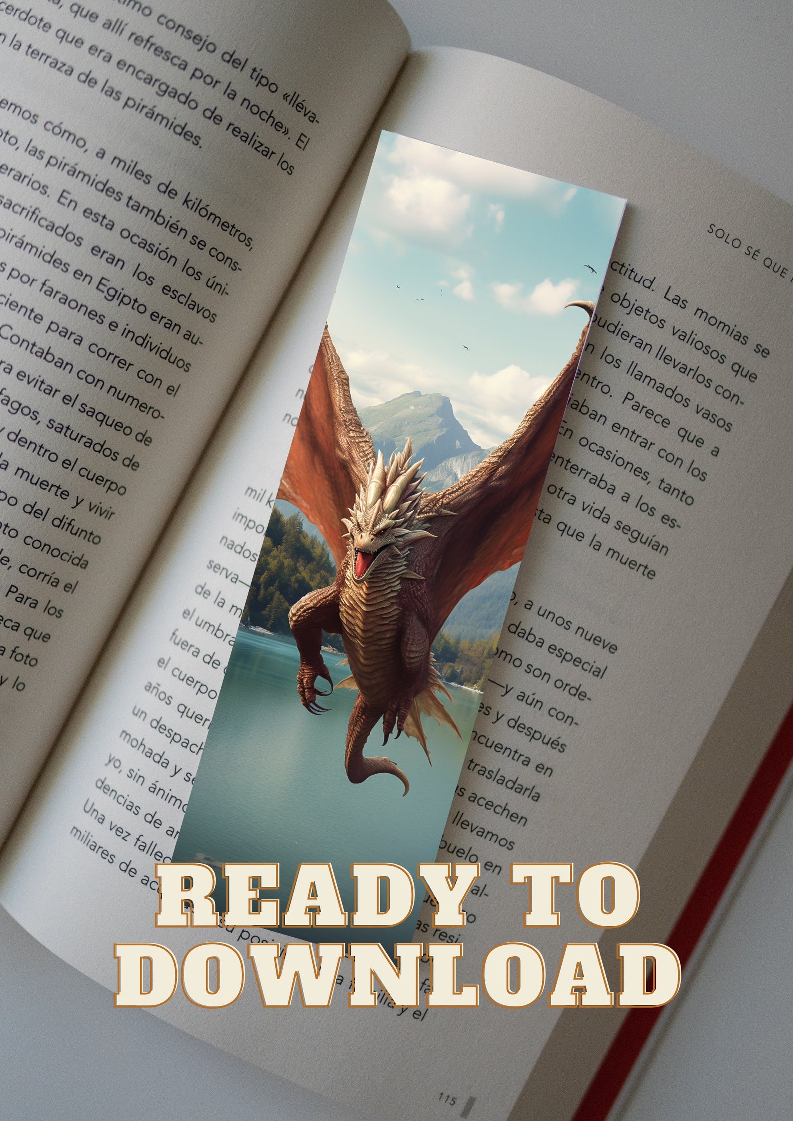 15 Dragon Bookmarks Marque Page, Instant Download, Bookmark Bundle ...