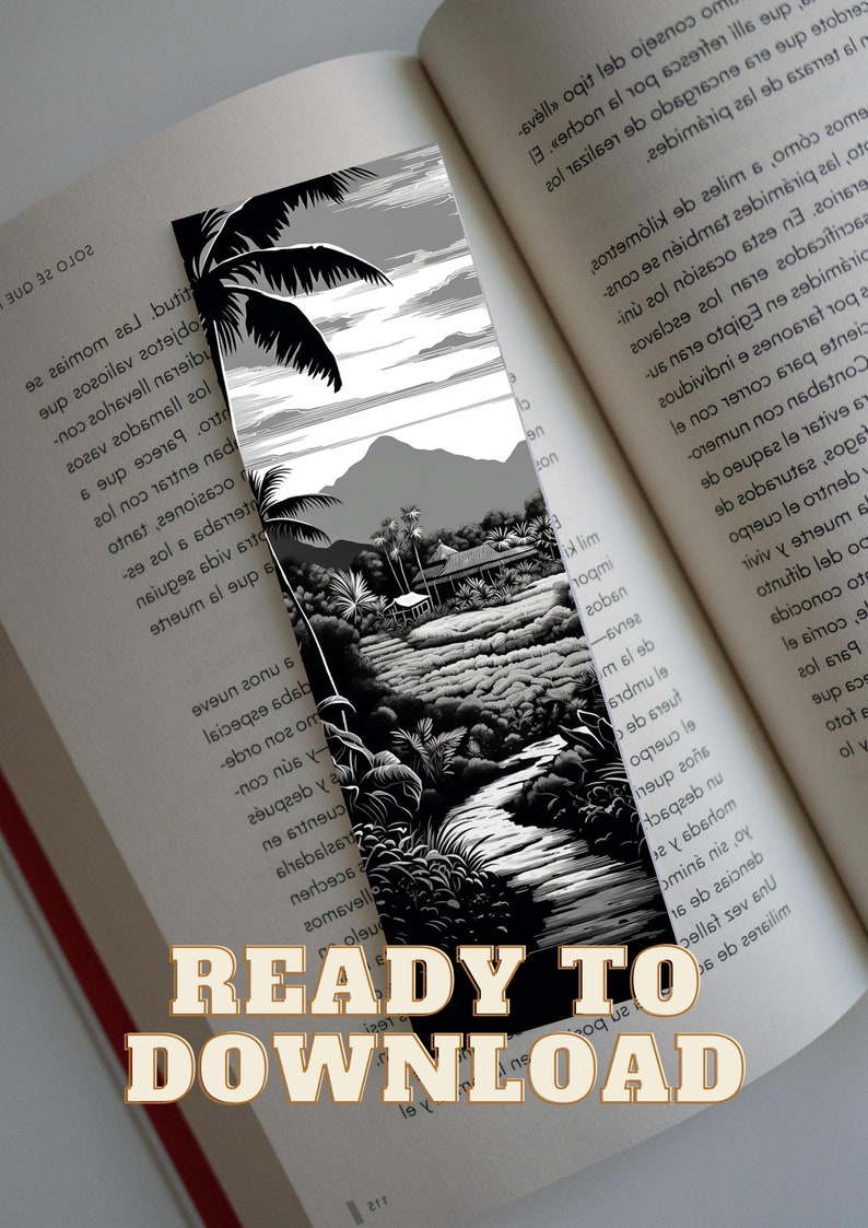 15 Bali Bookmarks Marque Page, Instant Download, Bookmark Bundle, Cute ...