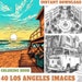 40 Los Angeles Coloring Pages Coloring Book, Printable PDF File, Stoner ...