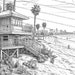 40 Los Angeles Coloring Pages Coloring Book, Printable PDF File, Stoner ...