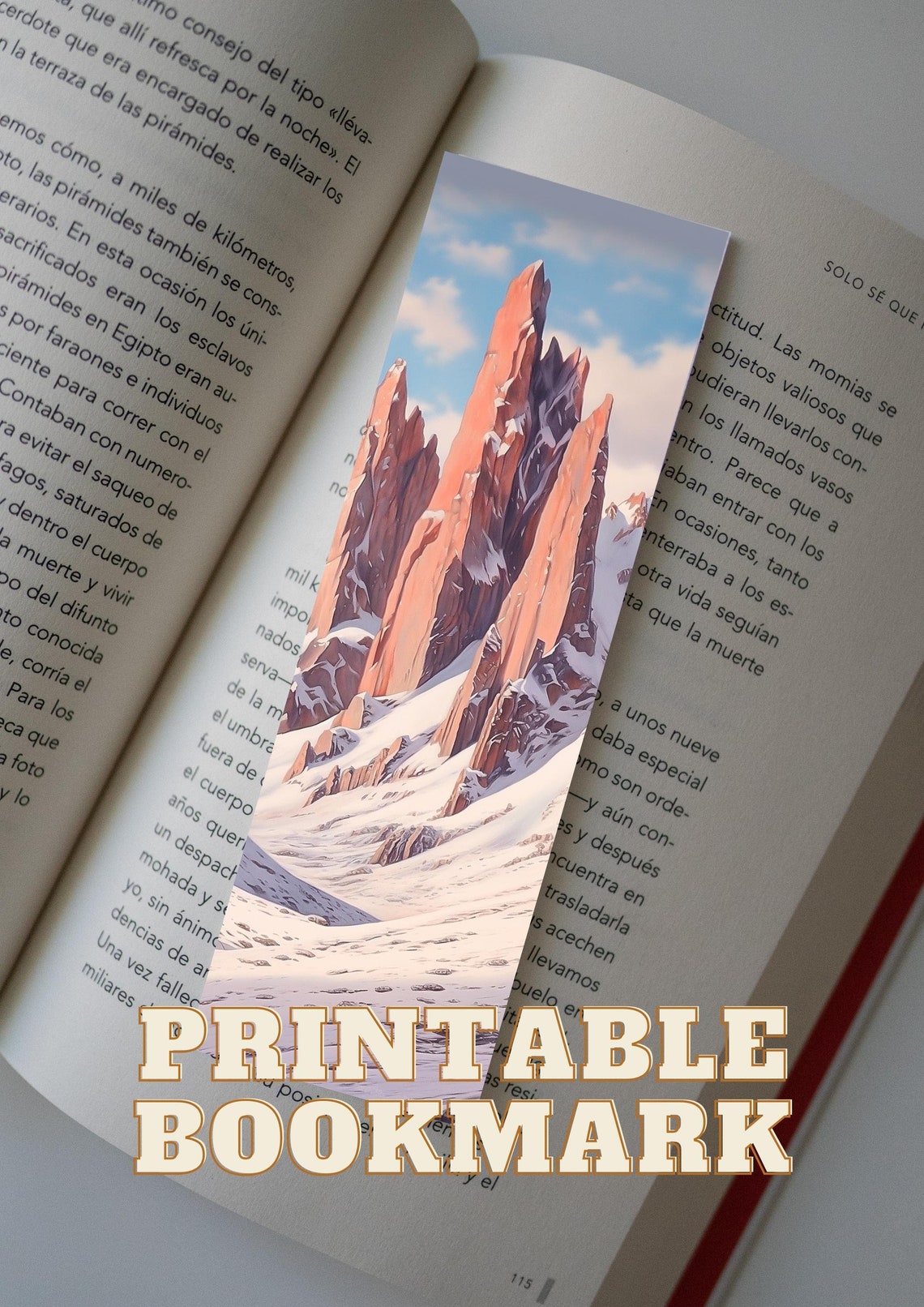 14 Mountain Bookmarks Marque Page, Instant Download, Bookmark Bundle ...
