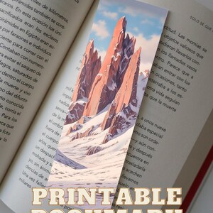 14 Mountain Bookmarks Marque Page, Instant Download, Bookmark Bundle ...