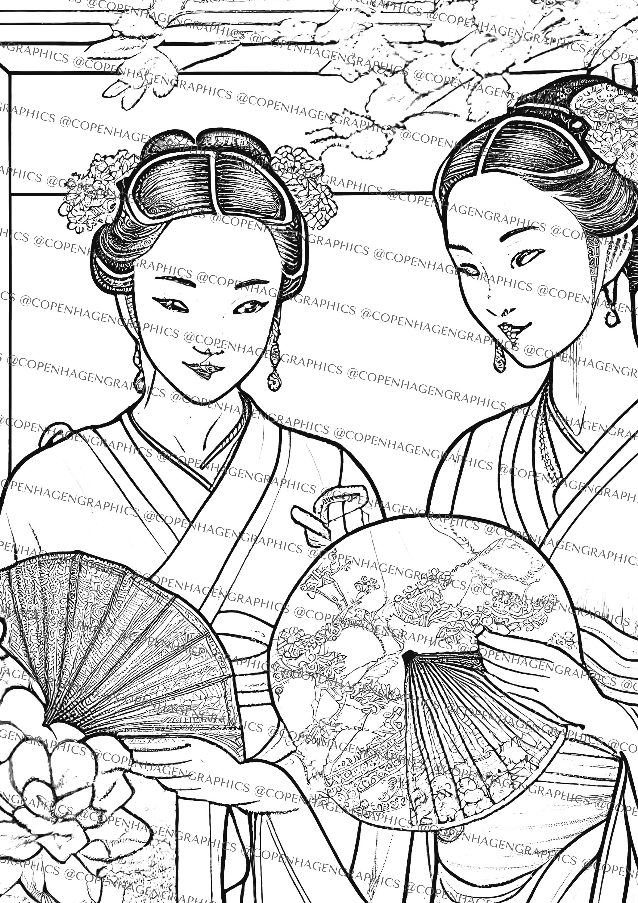 Chinese Coloring Book 30 Pics coloring Book Pdf coloring Pages Stoner ...
