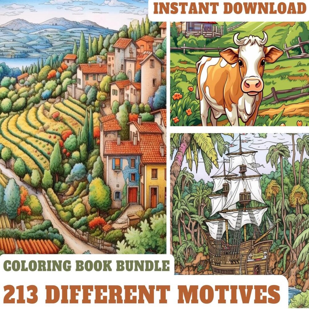 213 Coloring Pages Coloring Book Bundle, Printable PDF File, Stoner ...